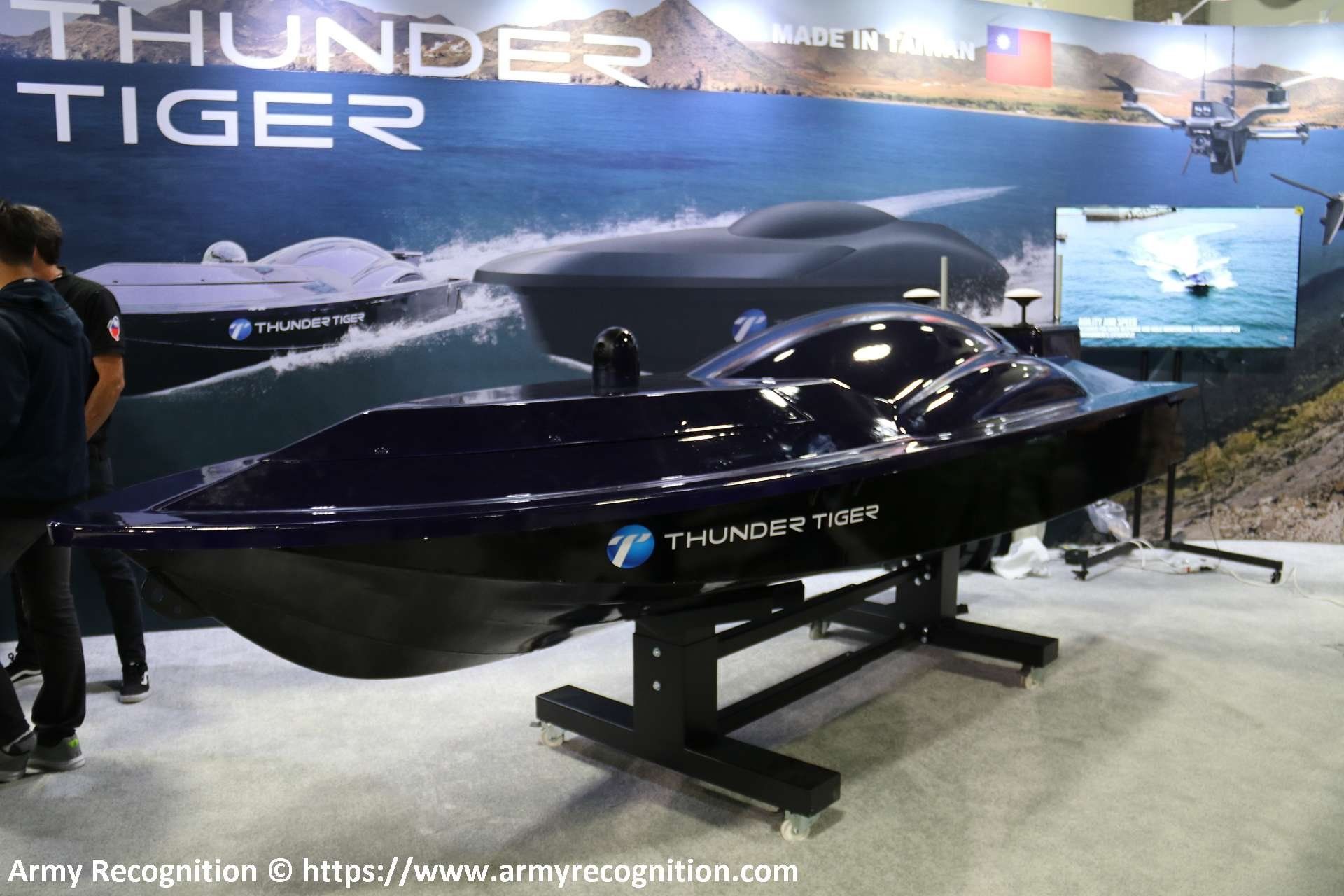Taiwan Thunder Tiger reveals Tigershark 200 and Seashark 400 USVs at AUSA 2024